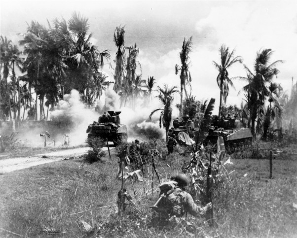 Philippines Campaign Video (1944–45) - Landing on Leyte - In Color ...