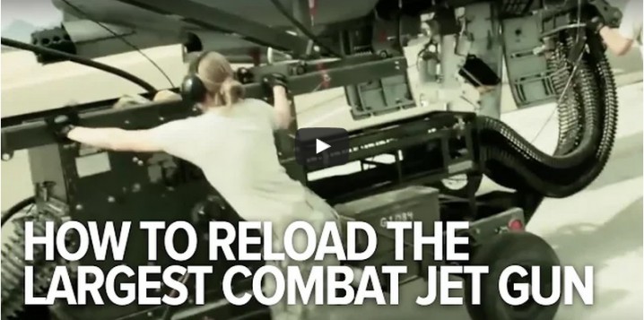 The A-10 Tank Buster Was Built Around This Gun - See How They Load This ...