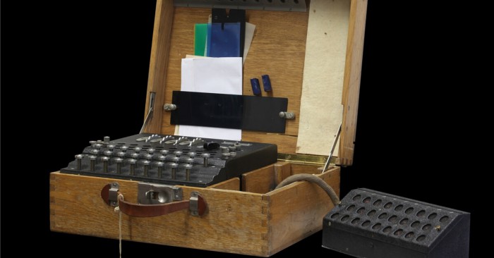 One of the Original Enigma Code Machines Demonstrated | War History Online