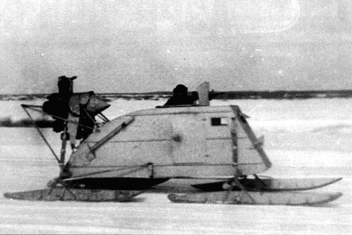 Awesome! Red Army War Sleds With Airplane Engines & Guns! | War History ...