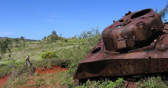 Pacific Tank Wrecks - 12 Amazing Images of Pacific Battle Relics | War ...