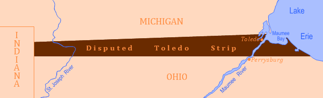 Rivalry in the USA - The Toledo War of 1835 - When Ohio Fought Michigan ...