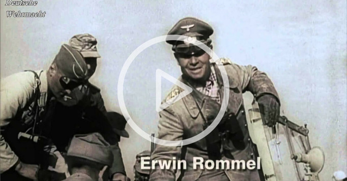 Breathtaking Color Footage of Erwin Rommel & Afrika Korps (watch) | War ...