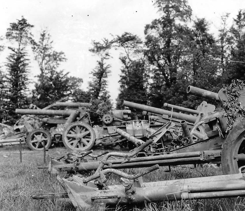 Captured German Tanks and Equipment dump in Normandy | War History Online