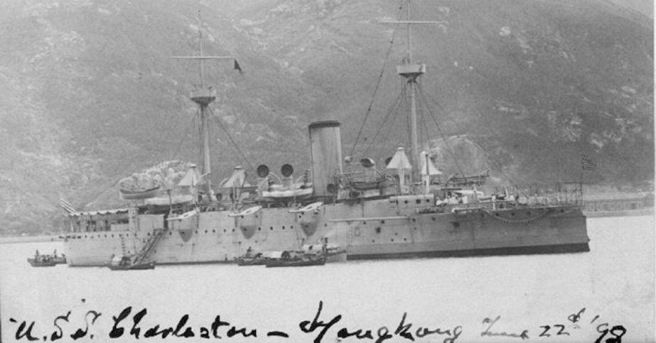 1898: Spanish at Guam Thought the Attacking USS Charleston Fired Salute ...