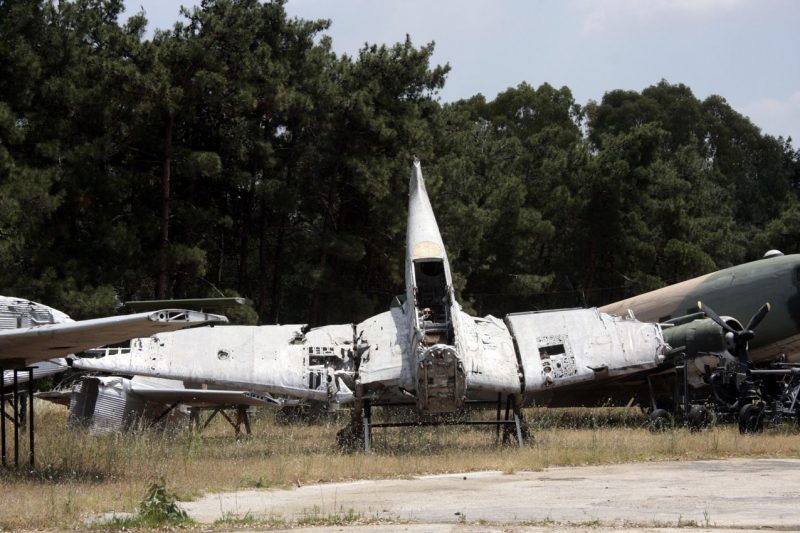 Hidden Boneyard in Greece with German Ju-52, Stuka, C-47 and Lockheed F ...
