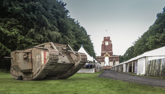 The Tank Museum displays its replica Mark IV tank at the Somme ...
