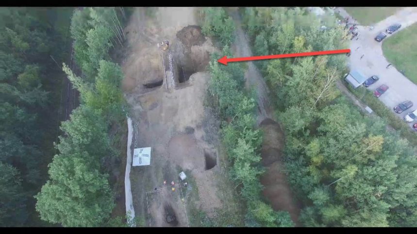 Drone Video Shows Tunnel Entrance to 'Nazi Gold Train' - Gold Train Dig ...