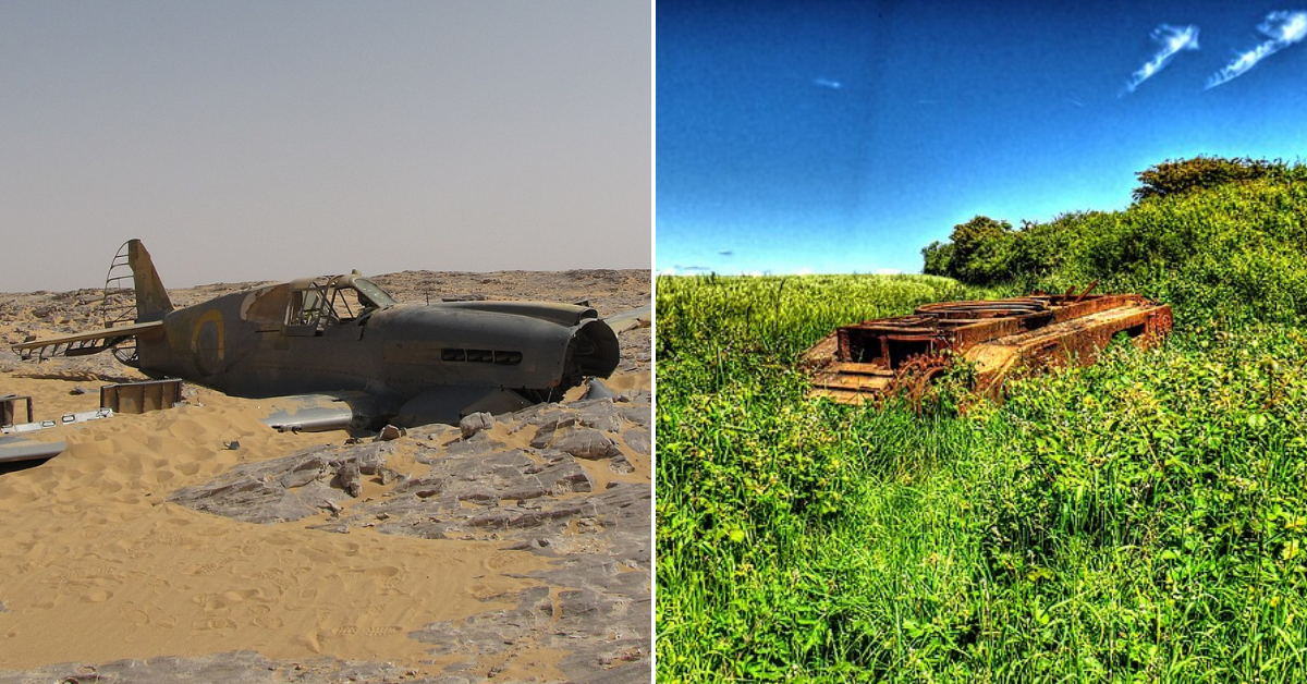 Photos of Nature Reclaiming the Fiercest Weapons of War: Tanks and ...