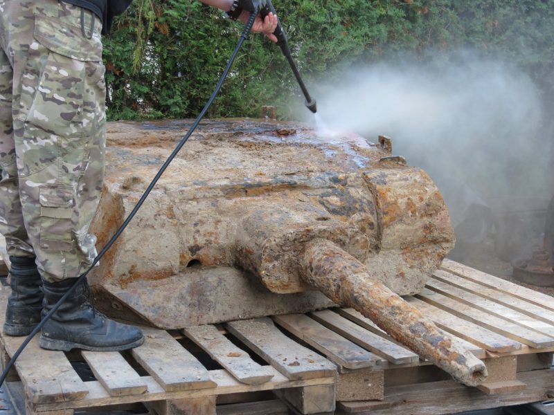 Incredible Discovery: Turret of German WW2 Tank... In The Middle of a ...