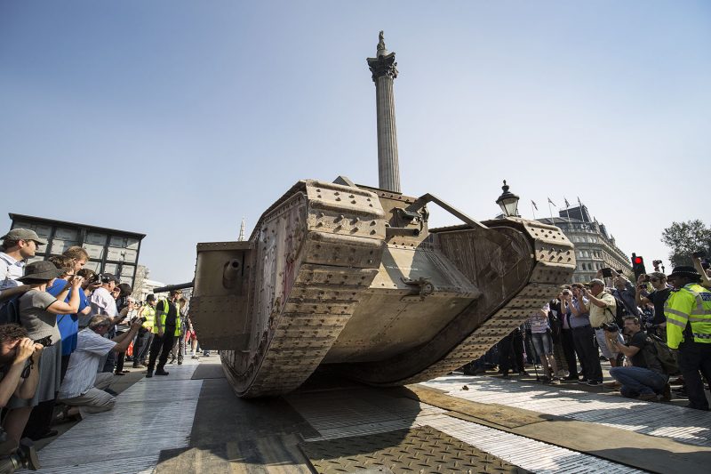 TANK 100 - Putting A Tank On Trafalgar Square In London - In Pictures ...