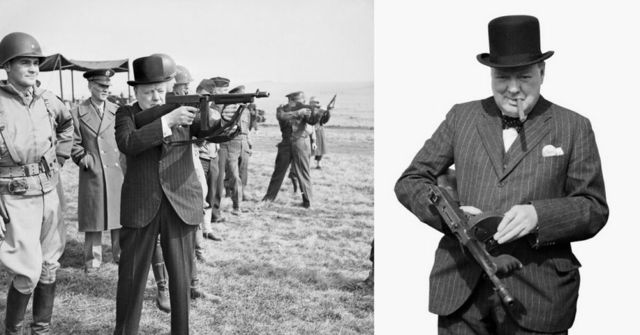 Model of The 1919 Thompson Submachine Gun - The Original Tommy Gun ...