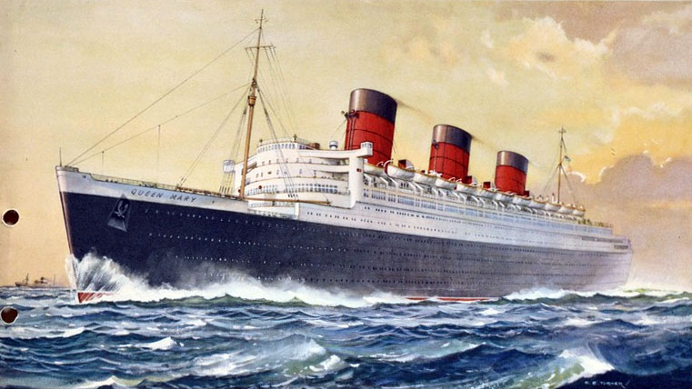 The Story of "Grey Ghost", the Largest and Fastest Troopship of World ...