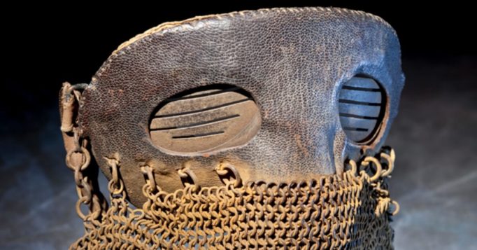 The Tank Museum: The World War One Tank Crew's Face Mask And Helmet ...