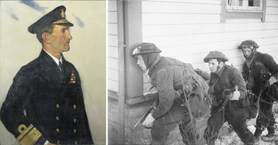 The oldest Commando of WWII - 73 year old Walter Cowan of course, oh ...