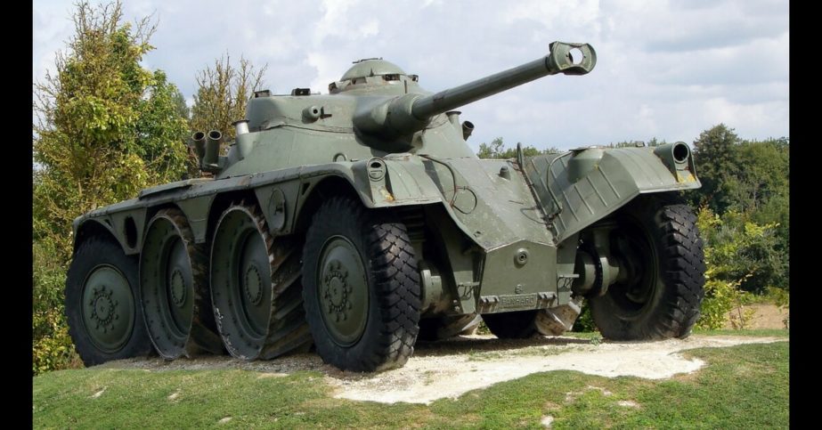 The Panhard EBR - French Postwar Armored Vehicle, Heavily Armed ...