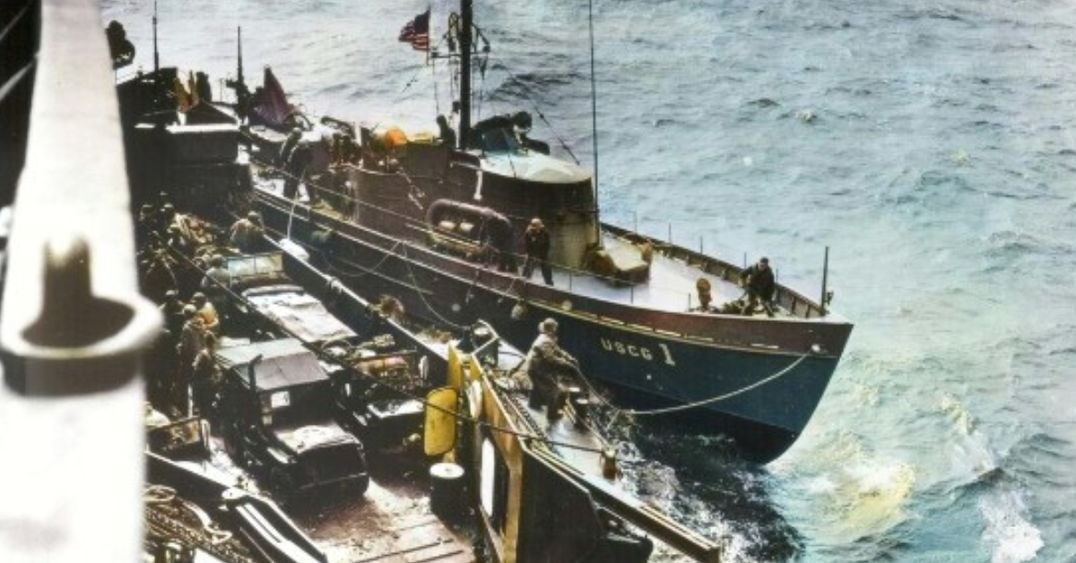 60 US Coast Guard Cutters Saved Over 400 Allied Men On D-Day | War ...