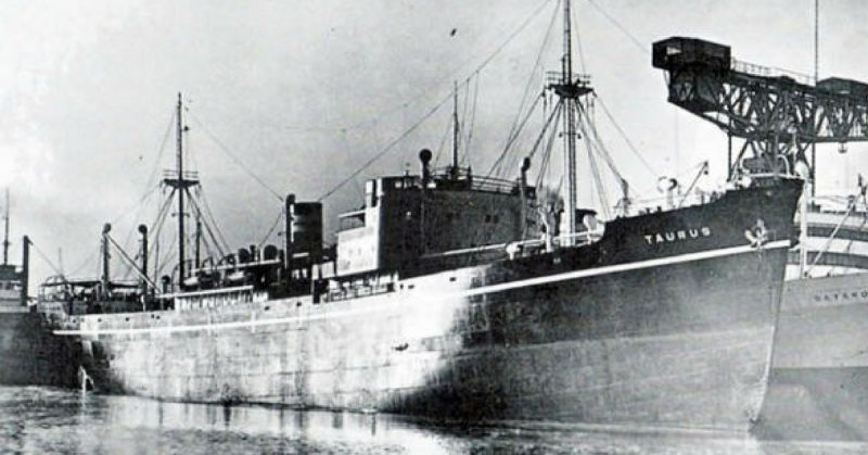 Fat blocks from a ship sunk by Luftwaffe float ashore in Scotland ...