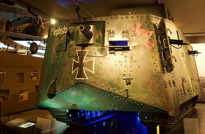 Last of its Kind - Only Remaining German A7V Tank on Display in ...