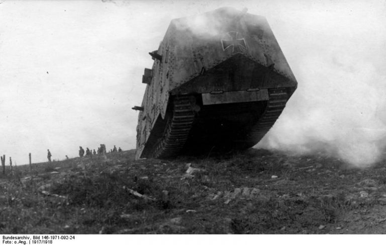 Last of its Kind - Only Remaining German A7V Tank on Display in ...