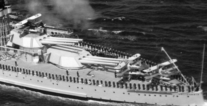 Pearl Harbor Survivor - The USS California "Prune Barge" in 28 PHOTOS ...