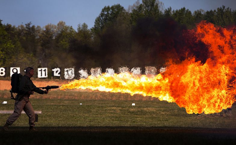 Controversial & Horrifying: 22 Images of Flamethrowers, the Weapon that ...