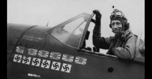 A Lone Unidentified Mustang Pilot 'held off 30 fighters from attacking ...