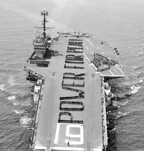 Drone Footage of USS Ranger on its Way to The Scrapyard | War History ...