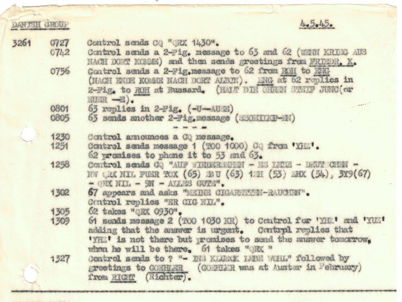 "Closing down for ever, all the best, goodbye." Last WW2 Germany ...