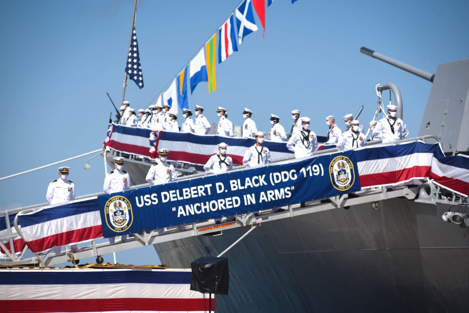 US Navy Commissions Newest Destroyer the USS Delbert D. Black | War ...