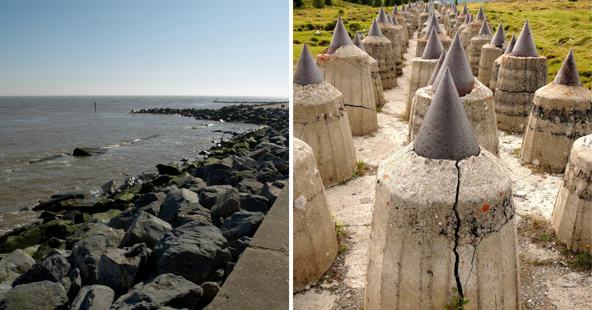 Dangerous 'Dragon's Teeth' Sea Defenses To Be Removed From British ...