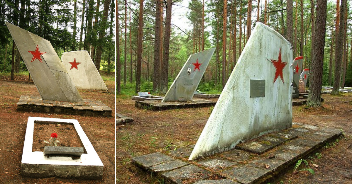 Ämari Pilots' Cemetery: An Abandoned Graveyard That Uses Aircraft Parts ...