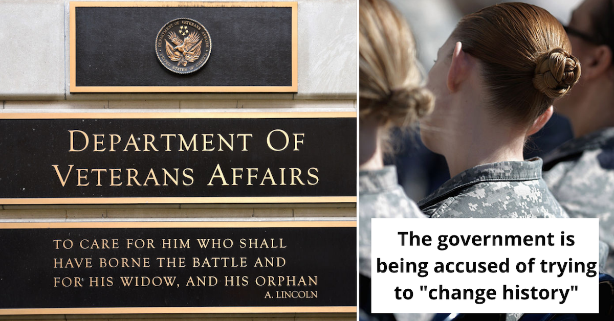 People Are Not Happy After Veterans Affairs Used A Gender-Neutral ...