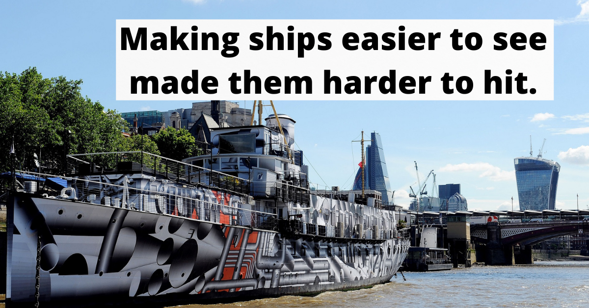 Dazzle Camouflage Made It Harder To Hit Ships By Using A Unique Process ...