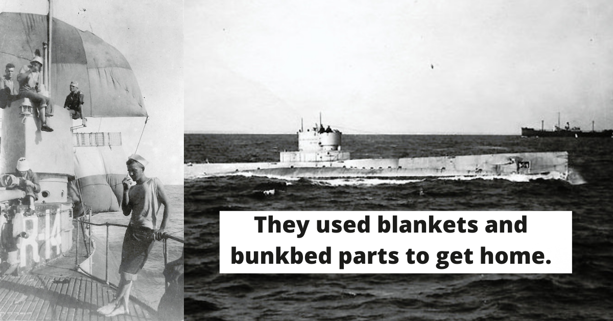 A Submarine Made it Home with a Sail Made of Blankets | War History Online