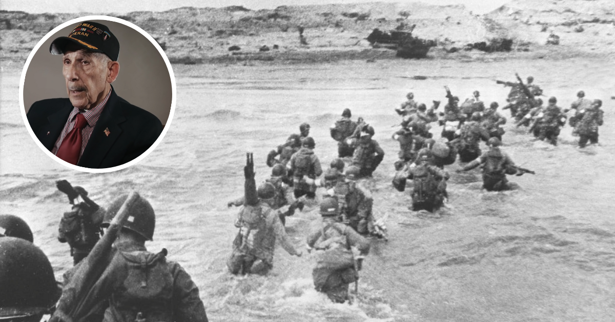 WWII Veteran Present At D-Day and German Surrender Receives French ...