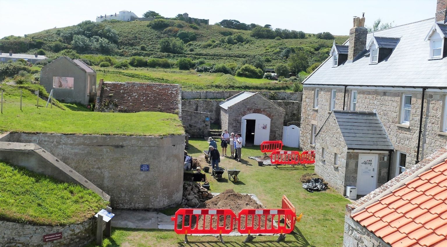 A German Bunker Was Hidden Inside A Roman Fort On A Tiny Island That ...