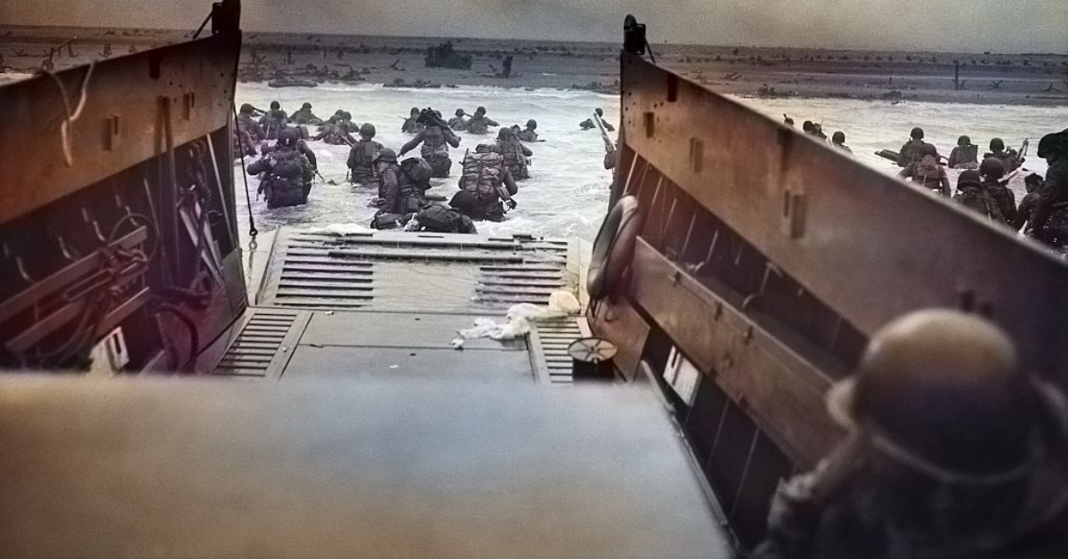 Most of the Combat Footage from D-Day Was Dumped Into the English ...
