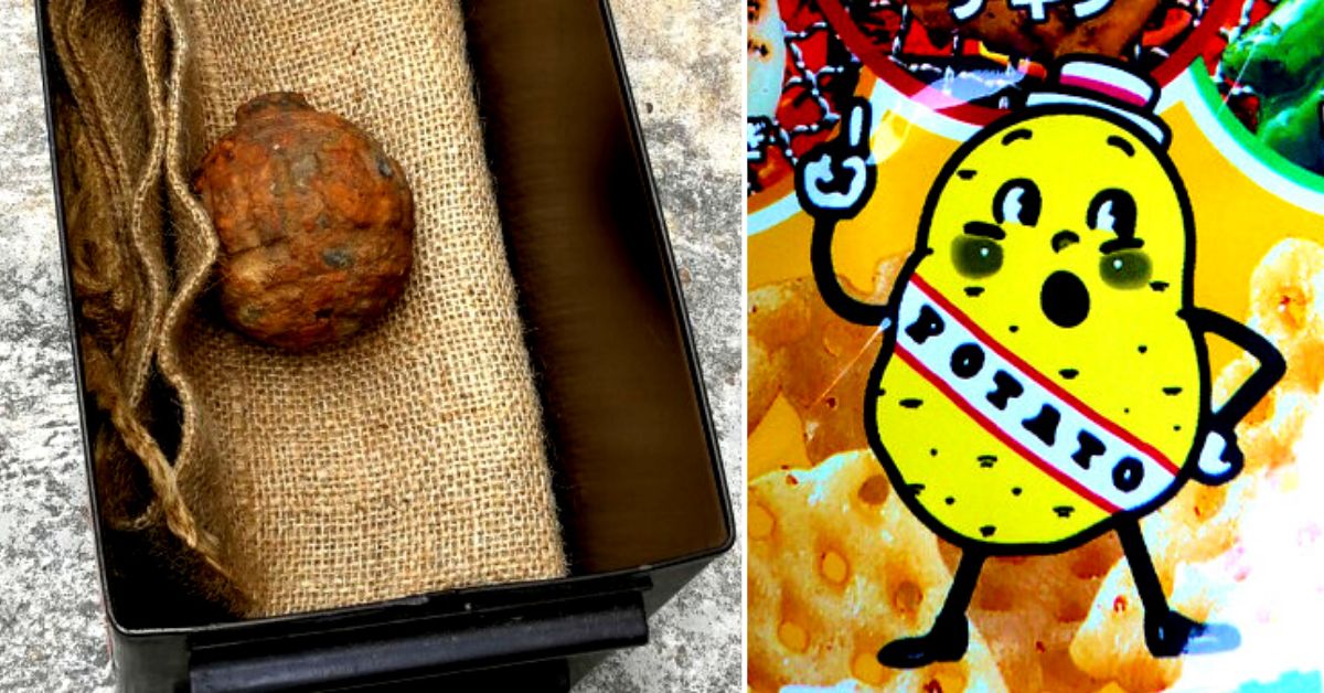 A WWI Grenade Was Once Found At A Potato Chip Factory In Hong Kong ...