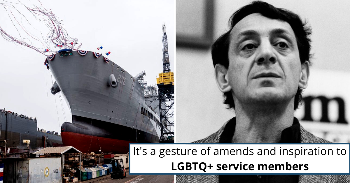 US Navy Launches Ship Named For Gay Rights Leader Harvey Milk | War ...