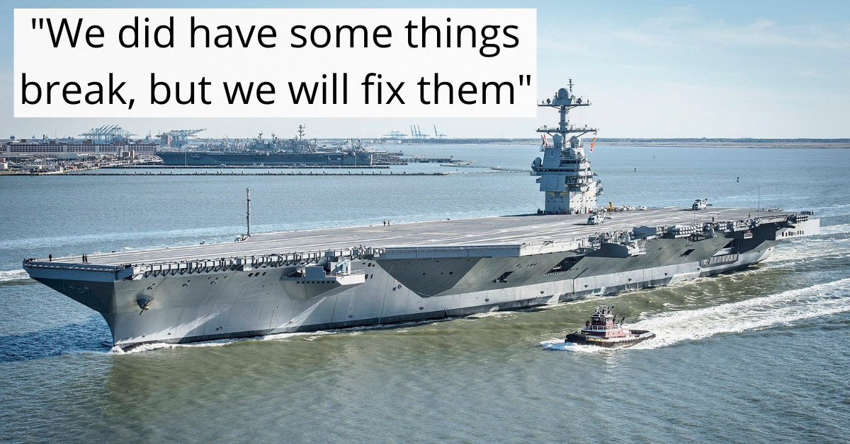 The US Navy's $13 billion Supercarrier will Finally Deploy after Years ...