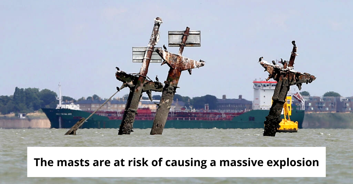 Royal Navy to Dismantle Masts of Sunken SS Richard Montgomery | War ...