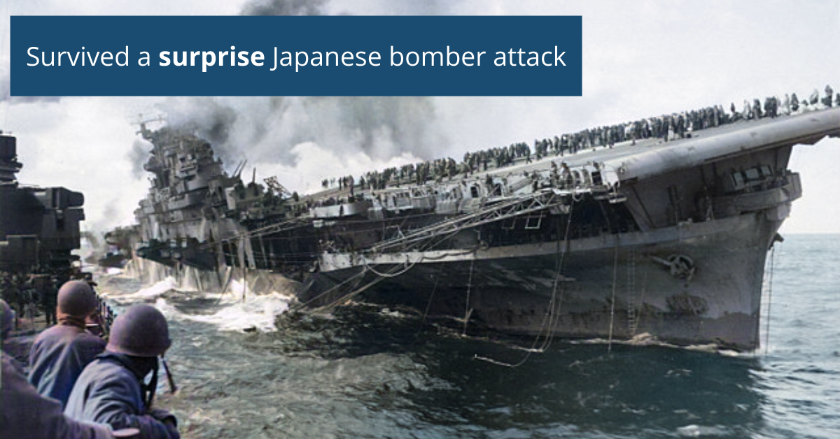 The USS Franklin was the Most Damaged Aircraft Carrier to Survive WWII ...