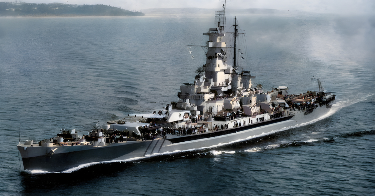 USS Massachusetts (BB-59): The Battleship that Fired the Last Shot of ...