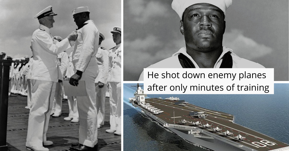 Doris 'Dorie' Miller Became the First Black American to be Awarded the ...