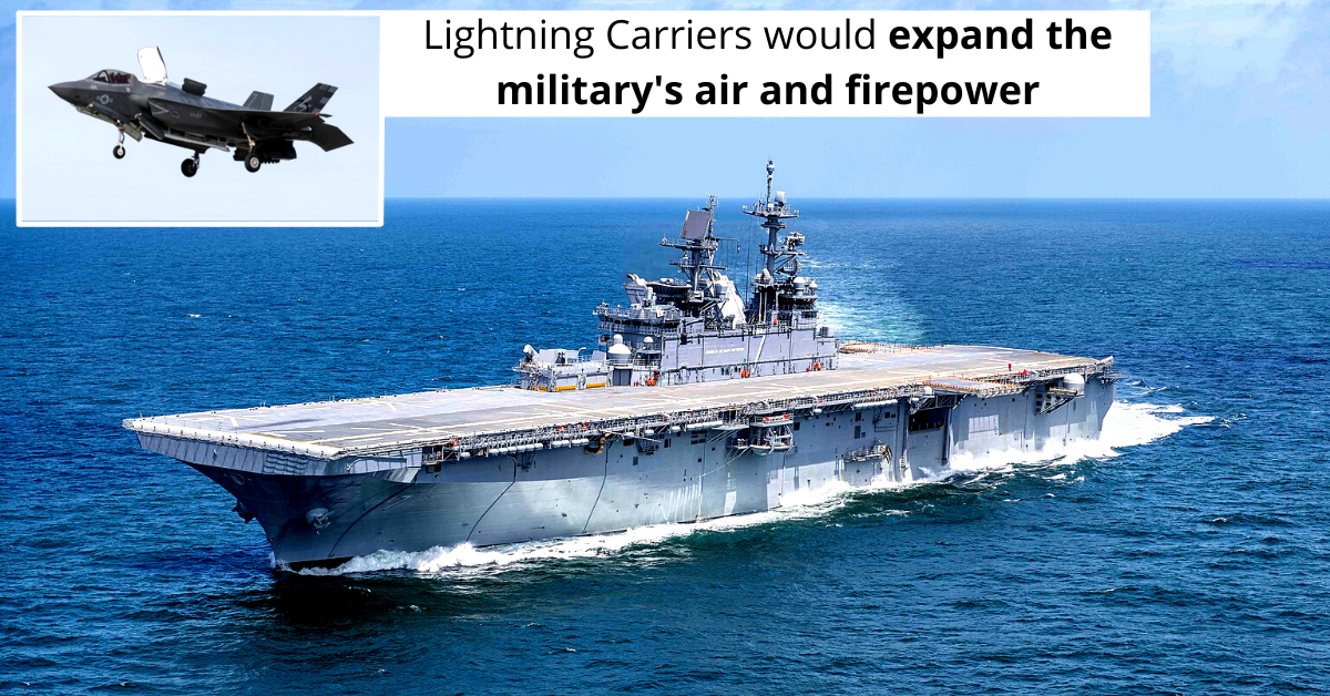 US Marine Corps to Test 'Lightning Carrier' Concept with USS Tripoli, F ...