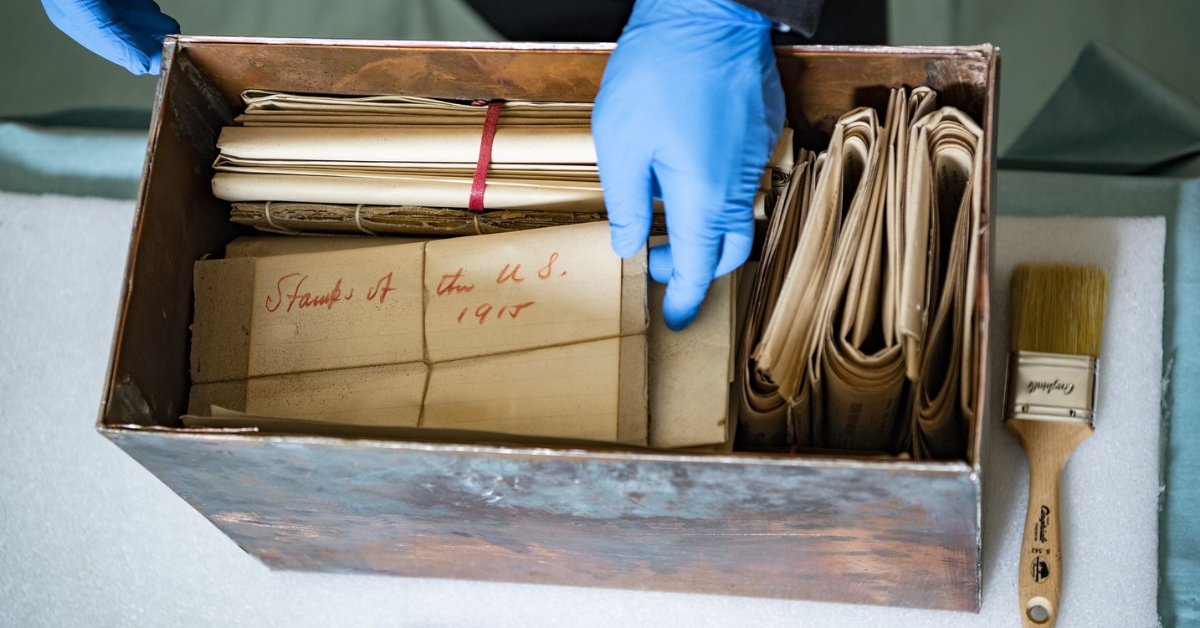 Time Capsule at Arlington National Cemetery Reveals Preserved Artifacts ...
