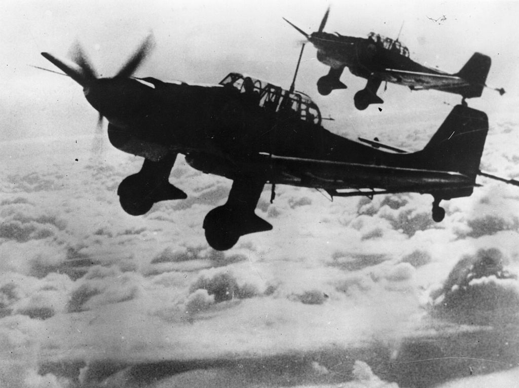 Junkers Ju 87Bs Utilized Psychological Warfare Against Allied Ground ...