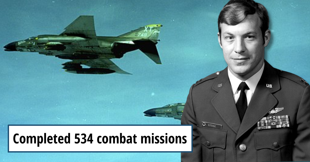 US Air Force Pilot Richard Ritchie Shot Down Five Enemy Aircraft in Vietnam