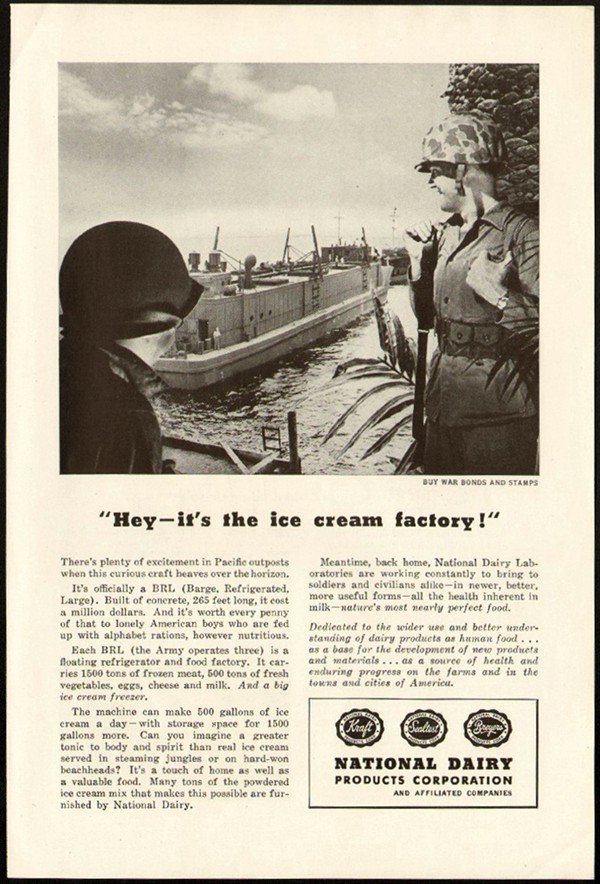 The Surprisingly Sweet Role Ice Cream Played During World War II | War ...